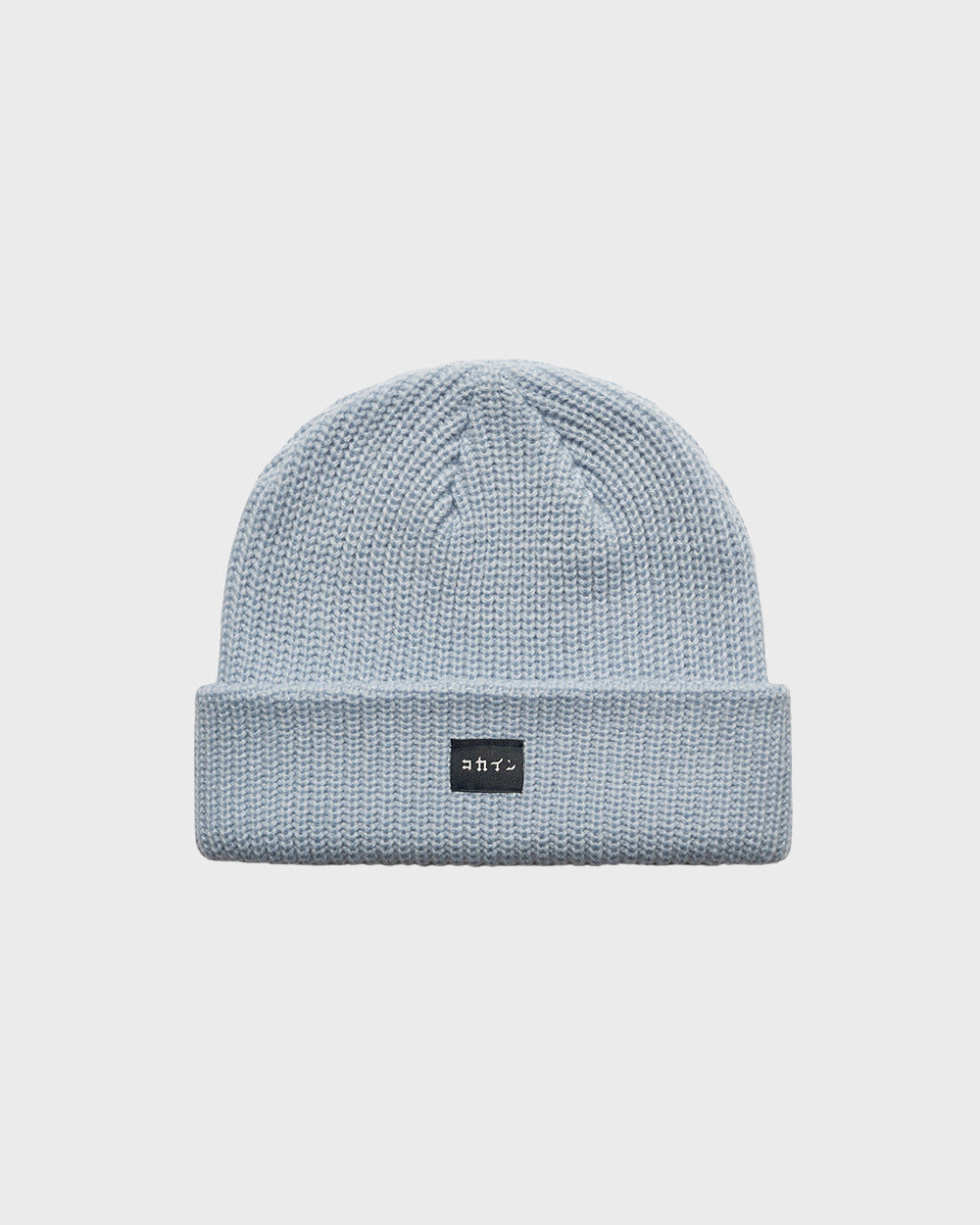 Powder Blue "Logo" Beanie /// – kokaine.com.au